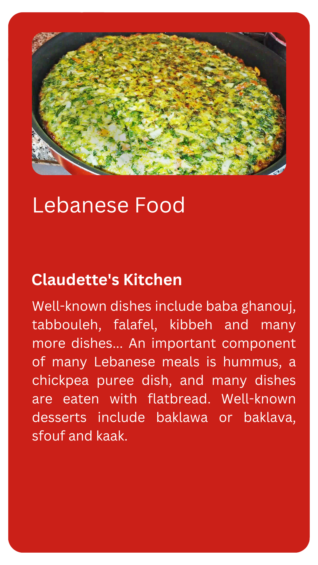 Lebanese Food Playlist